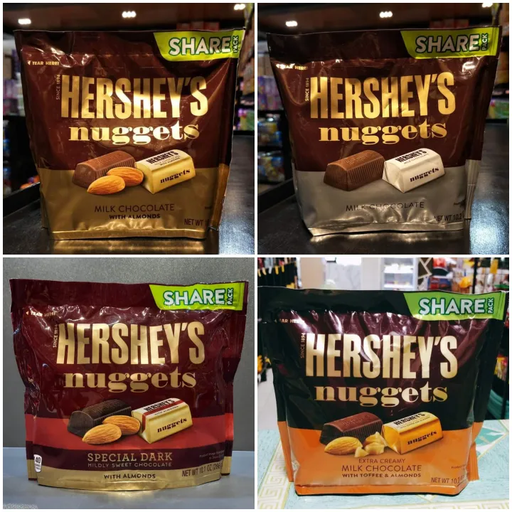 Hershey's Nuggets Share Pack 289g / 286g ️Special Dark / Milk Chocolate ...