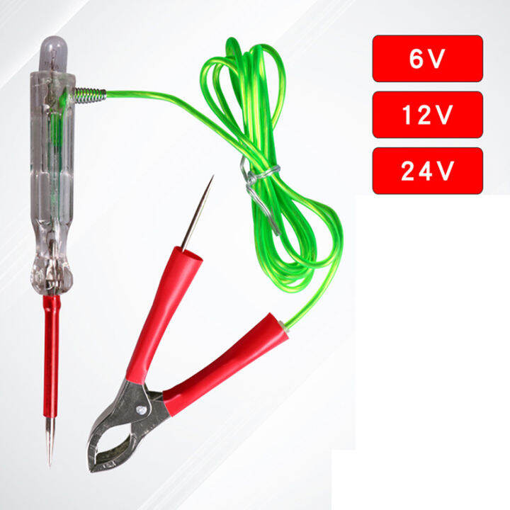 Ministar Car Electric Pen Automotive Voltage Circuit Tester 6V 12V 24 ...