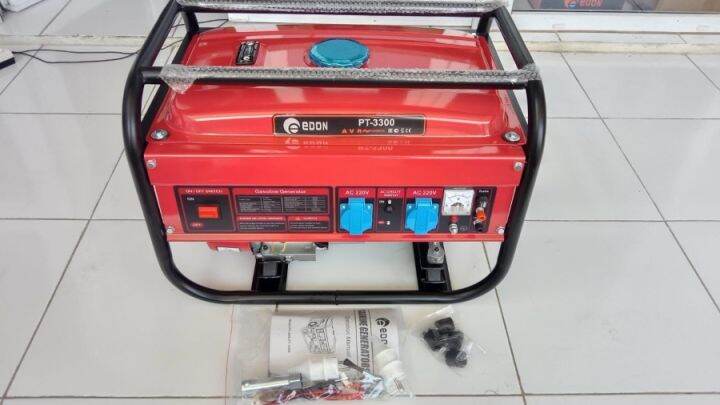 GENSET 3000 Watt EDON PT 3300L Gasoline Generator Generator Bensin 4 ...