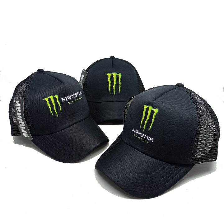 Topi Jaring Trucker Monster Energy | Lazada Indonesia
