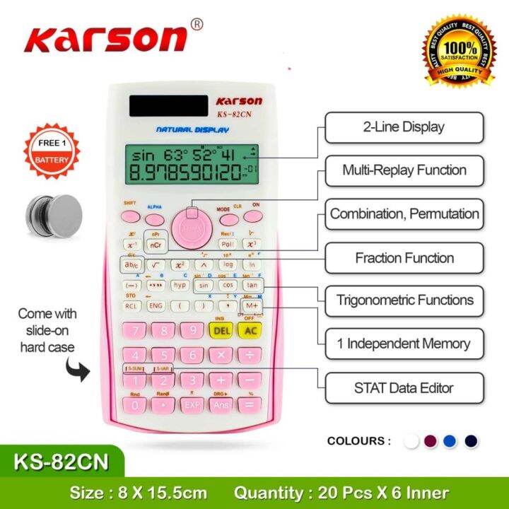 HOT XINGL HIGH QUALITY KARSON SCIENTIFIC CALCULATOR | Lazada PH
