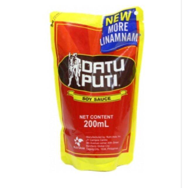 Datu Puti Soy Sauce 200mL Pouch | Lazada PH