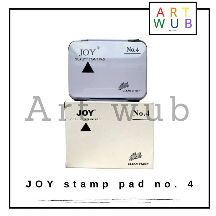 Wub's [Original] JOY stamp pad no. 4 quality stamp pad | Lazada PH