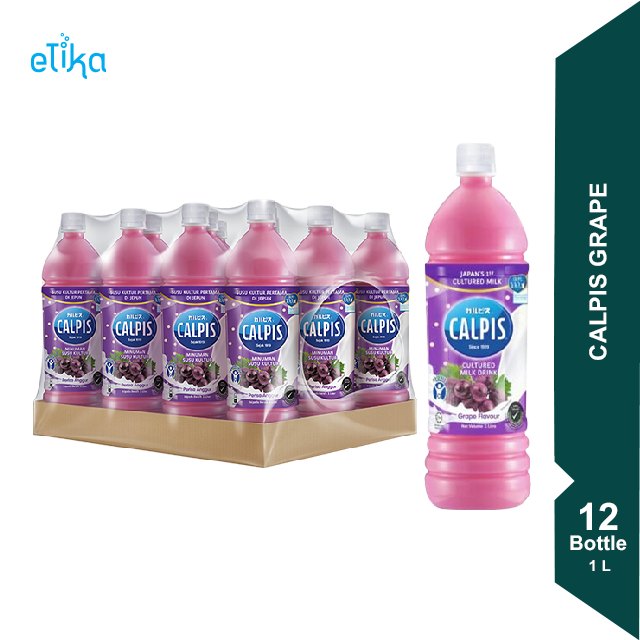 Calpis Cultured Milk Grape/Mango/Original 1L x 12 bottles (Carton) | Lazada