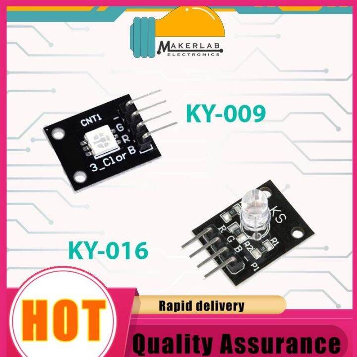 KY-009 SMD RGB LED Module KY-016 RGB Module DIP type Sensor Module for Arduino DIY Starter Kit ...