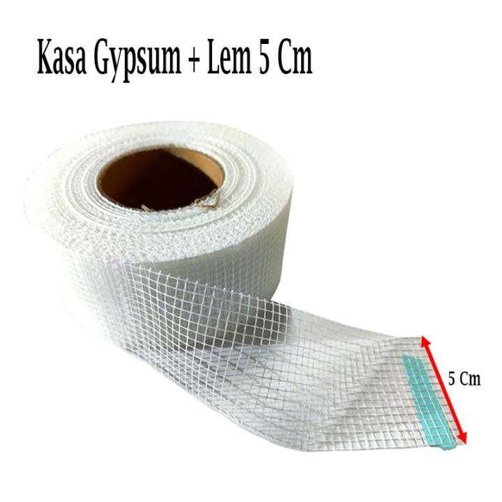AK Jakarta- Lakban lem gypsum isolasi kain kasa fiber 2" tebal 5 cm ...