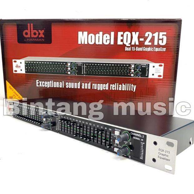 Equaliser DBX EQX 215 Plus Subwoofer / eqx215 sub / Eqx 215 subampli power bluetooth/ampli super ...