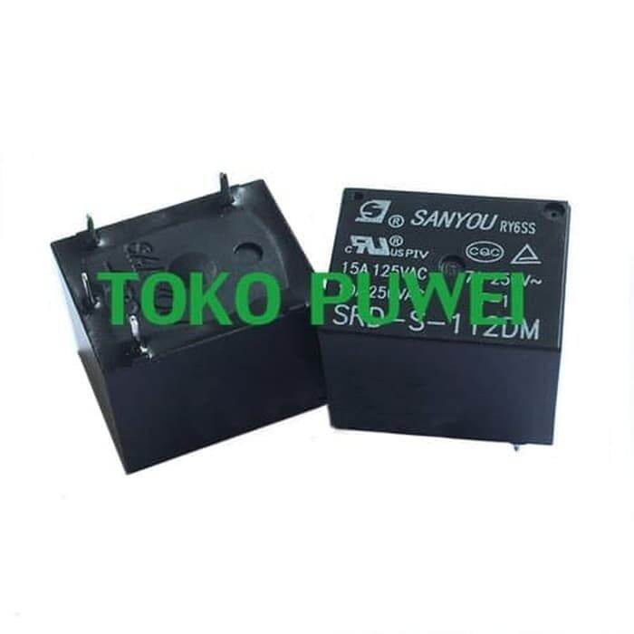 SRD-S-112DM 15A 125VAC 12VDC 4Pins SANYOU Coil Power Relay DF27 ...