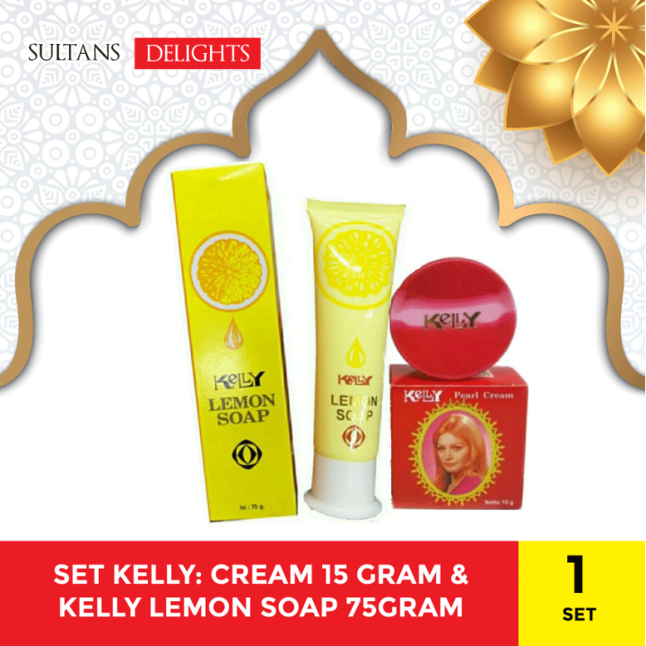 SET CREAM KELLY ARAB: CREAM 15 GRAM DAN KELLY LEMON SOAP 75GR ORIGINAL ...