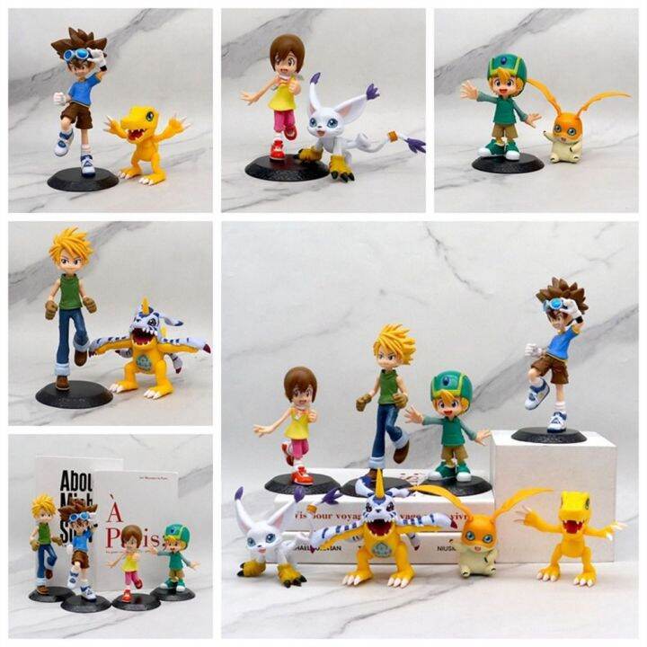 MEFU4 Tail Beast Digimon Adventure Figure Agumon Ishida Patamon Digimon ...