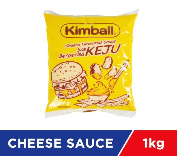 KIMBALL SOS CHEESE FLAVOURED SAUCE 1KG ซอสชีสสำหรับราดเบอร์เกอร์ เฟรนฟ ...