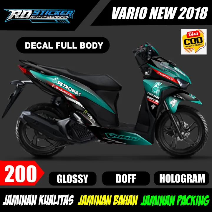 200 Decal Sticker Honda Vario 125 150 Fullbody 2018 - Dekal All New ...