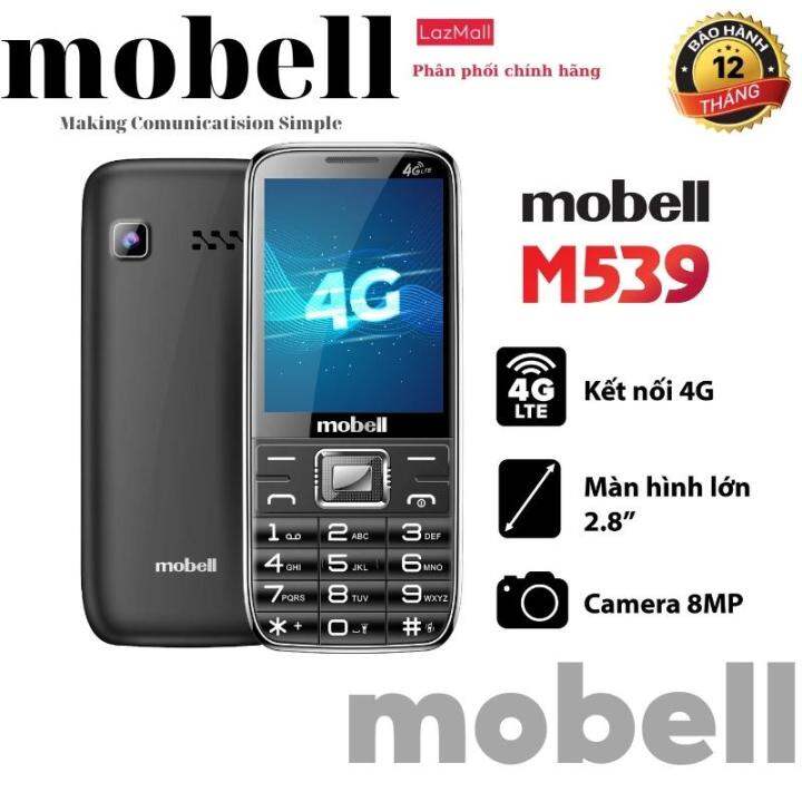 Điện thoại Mobell M539 font chữ lớn cho người già người lớn pin trâu ...