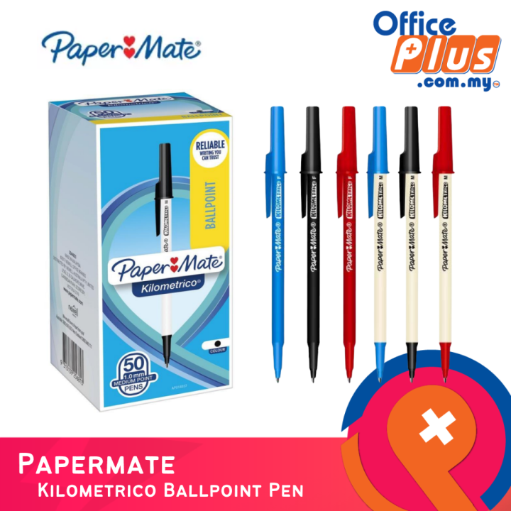 PaperMate Kilometrico Ball Pen Fine (50pcs) | Lazada