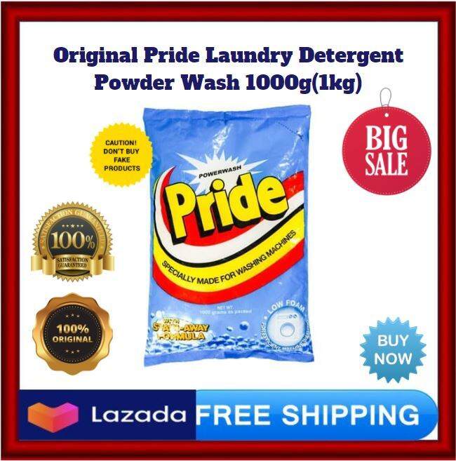 Original Pride Laundry Detergent Powder Wash 1000g(1kg) | Lazada PH