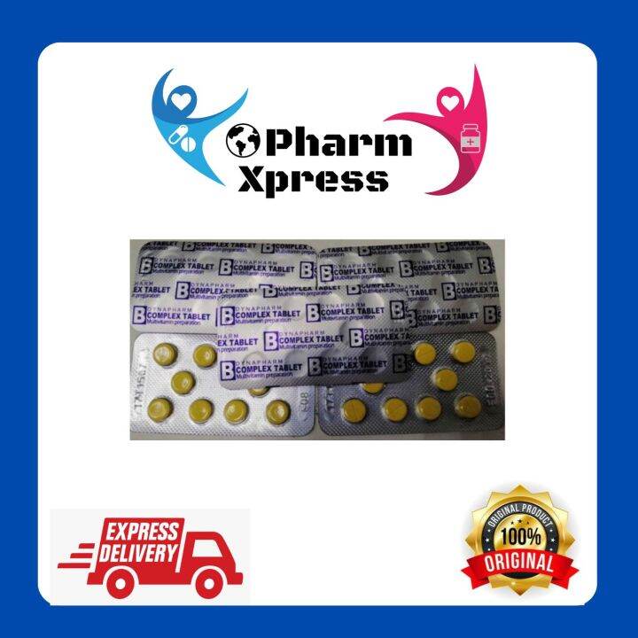 Dyna B Complex Tablets 100mg 10'sx10 | Lazada
