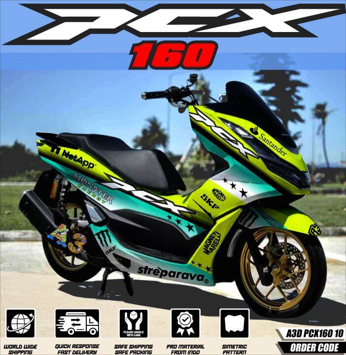 Decal Sticker PCX 160 2021 Fullbody - Dekal PCX 160 New Decal Sticker ...