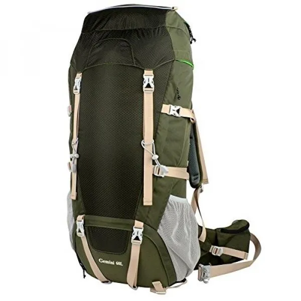 WATERFLY 60L Lightweight Water Resistant Travel Backpack/foldable ...