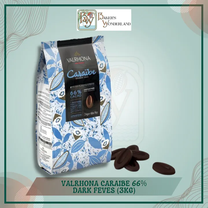 Valrhona Caraibe 66% Dark Chocolate Feves | Lazada PH