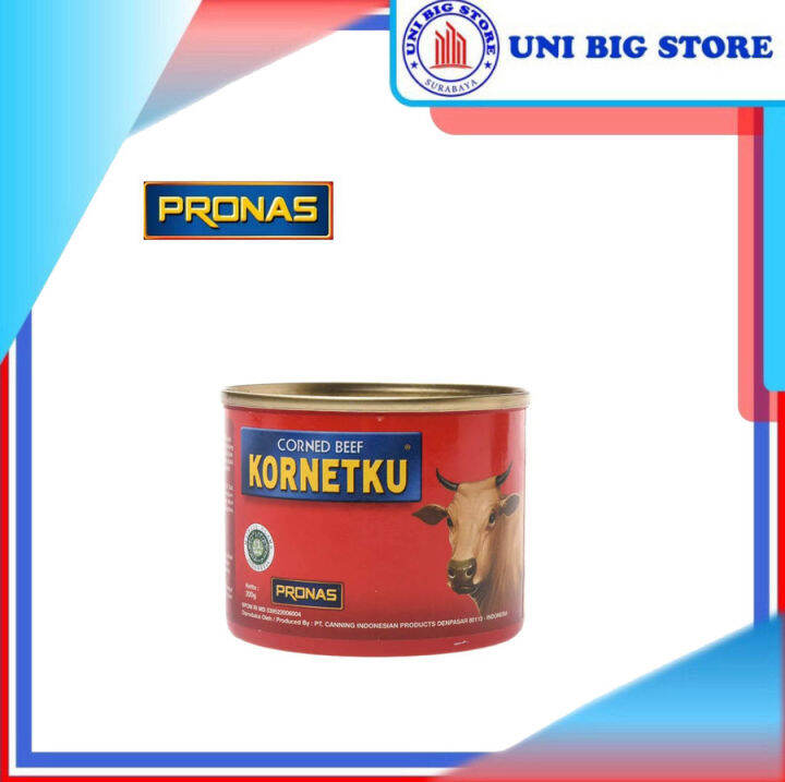 Pronas KORNETKU Kornet Daging Sapi 200 gr Corned Beef | Lazada Indonesia
