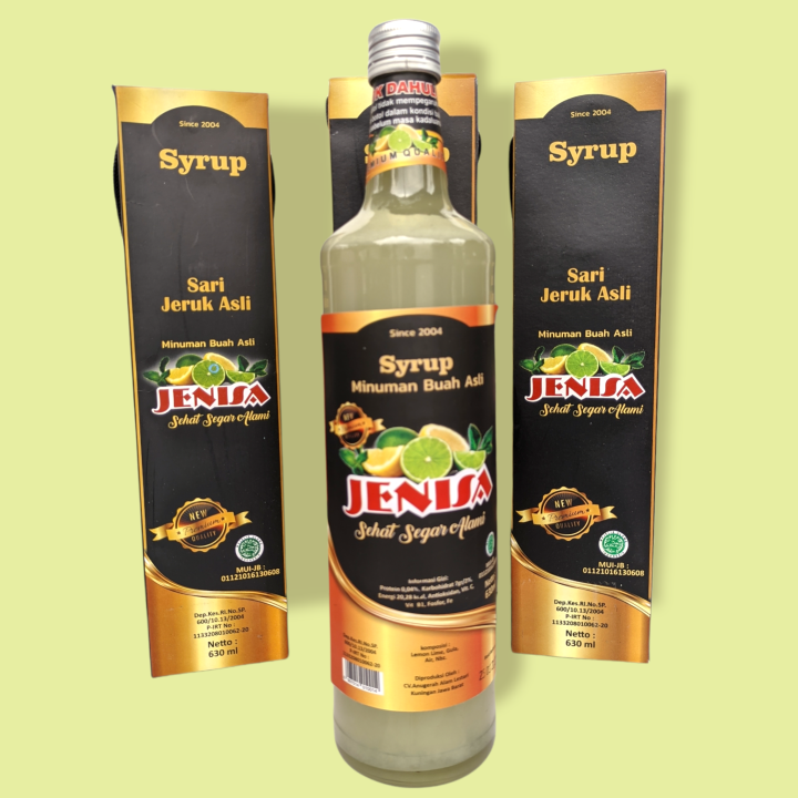 sirup jenisa (Jeruk Lemon) asli kuningan | Lazada Indonesia