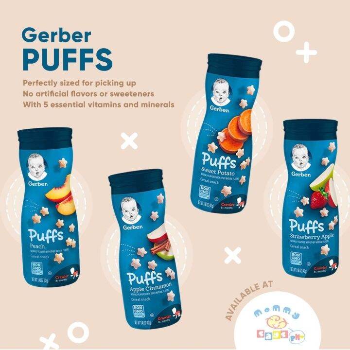 Gerber Puff Cereal Snacks | Lazada PH