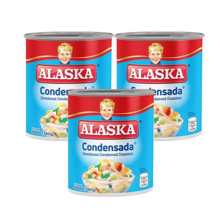 Alaska Condensada Condensed Creamer 370ml - Pack of 3 | Lazada PH