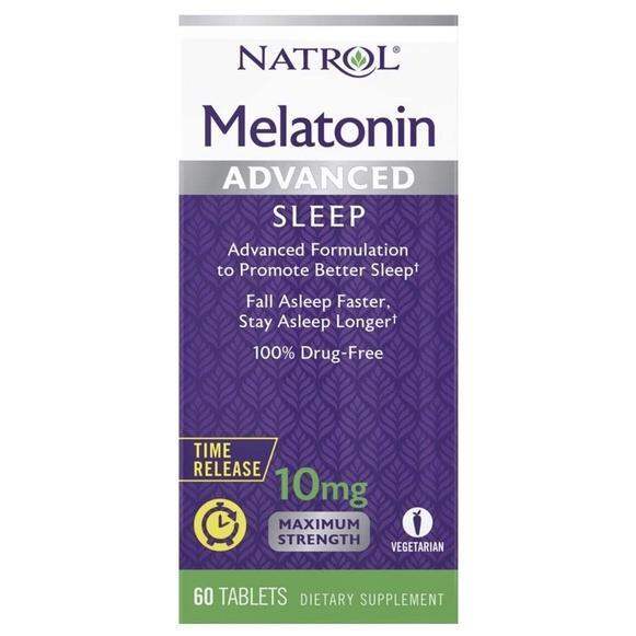 BEST SALE! Natrol Melatonin Advanced Sleep Tablets 2-Layer Controlled ...