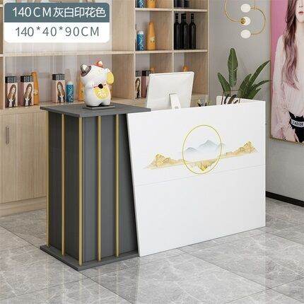 140x40x90cm BLACK HITAM WOODEN CASHIER counter TABLE DESK commercial ...