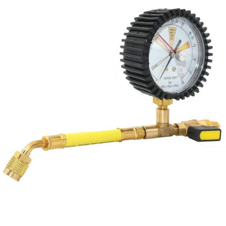 1/4 Npt Air Conditioning Pressure Gauge Refrigeration Pressure Mater ...