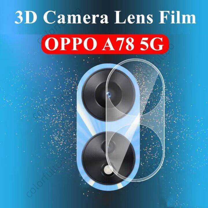 Oppo A58 3D Camera Screen Protector For Oppo A98 A78 A58 5G A 78 A 58 2023 Full Cover Tempered ...