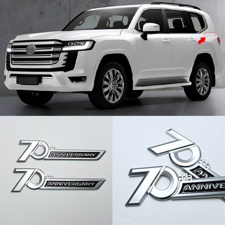 For Toyota Land Cruiser LC300 LC200 FJ200 Side Emblem 70Th Anniversary ...