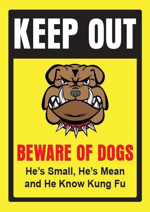 KEEP OUT, BEWARE DOGS SIGN 400MM X 300MM X 1.0MM RIGID PVC SIGN | Lazada