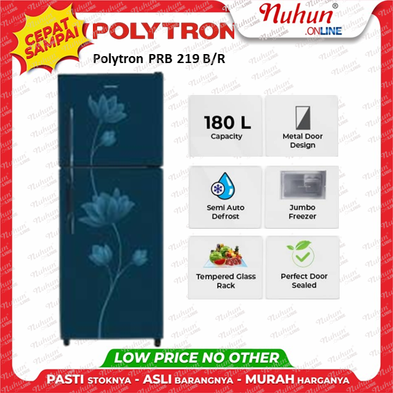 [CIANJUR] Kulkas Polytron 219R PRB | Lazada Indonesia