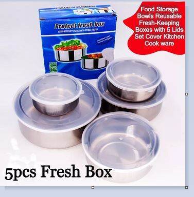 Protect Fresh Box 5 Pieces Stainless Steel Ware Set#ZH1294 | Lazada PH