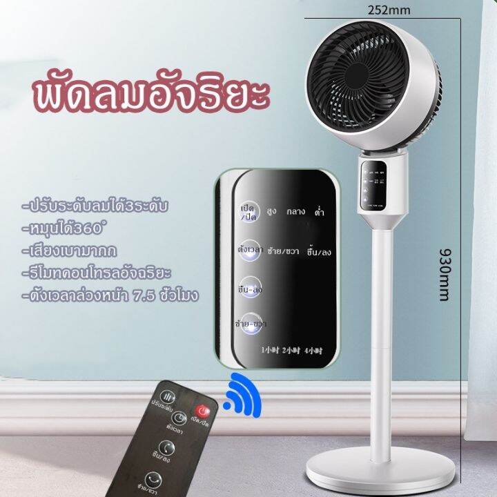 P168 พัดลมอัจฉริยะ พัดลมเลขแปด พัดลมอัตโนมัติมีรุ่นรีโมทคอนโทรล+จอ ...