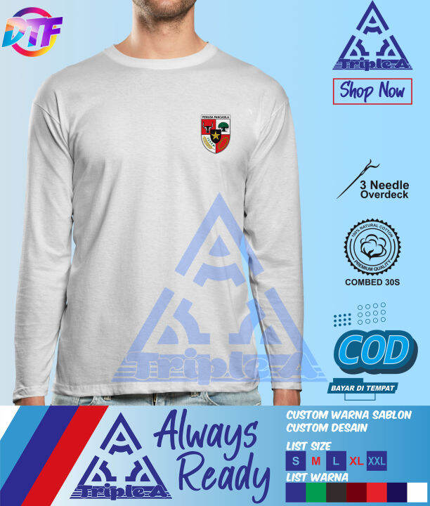 Kaos Lengan Panjang Logo Pemuda Pancasila Organisasi Masyarakat ...