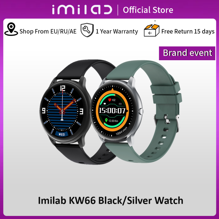 IMILAB KW66สมาร์ทนาฬิกาผู้ชายผู้หญิง Smartwatch Fitness Tracker Pedometer Monitor สร้อยข้อมือ ...