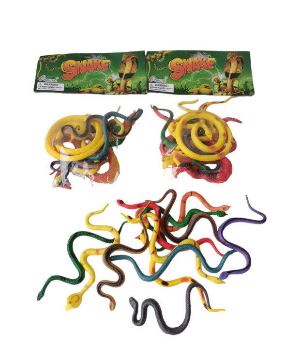 MAINAN FIGURE KARET ULAR SNAKE REPTILES 2C284 - ANIMAL ULAR | Lazada ...