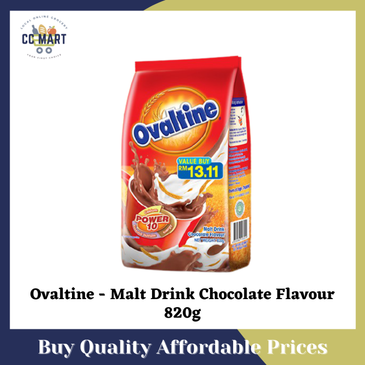 Ovaltine - Malt Drink Chocolate Flavour / 820g | Lazada