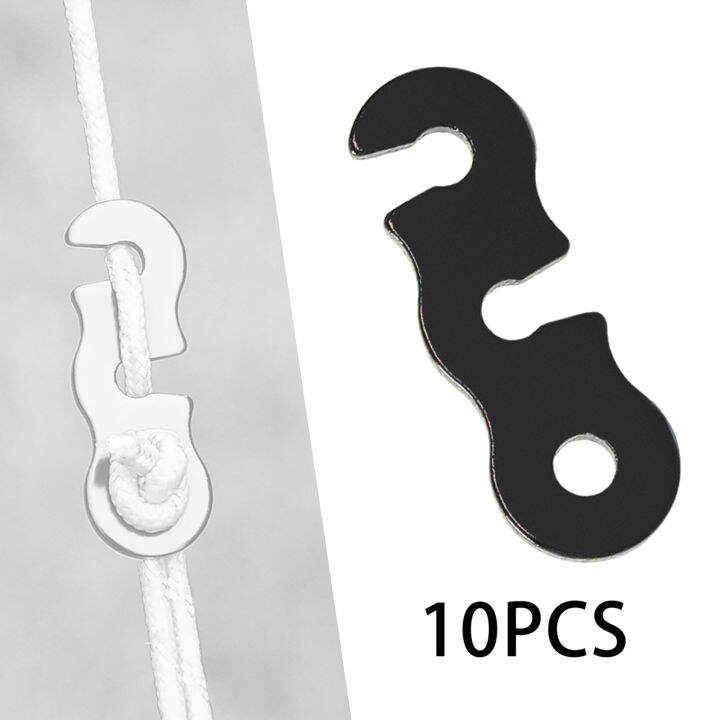 Flameer 10x Tent Rope Adjuster Aluminum Alloy Deck Plank Board Tent ...