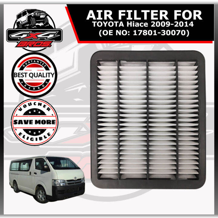 AIR FILTER For TOYOTA Hiace 2009-2014 (17801-30070) | Lazada PH