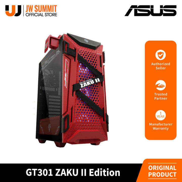Asus TUF Gaming GT301 ZAKU II Edition ATX Mid-Tower Addressable RGB fan ...