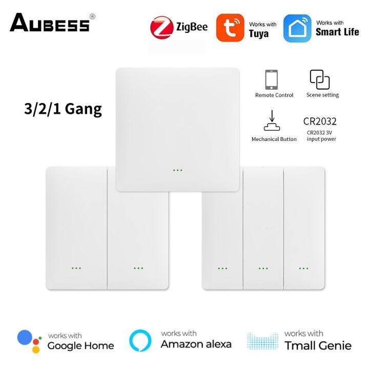 Aubess Tuya Zigbee Smart Switch Wiring Free Pasting Smart Home Remote ... Aubess Tuya Zigbee Smart Switch Wiring Free Pasting Smart Home Remote ...