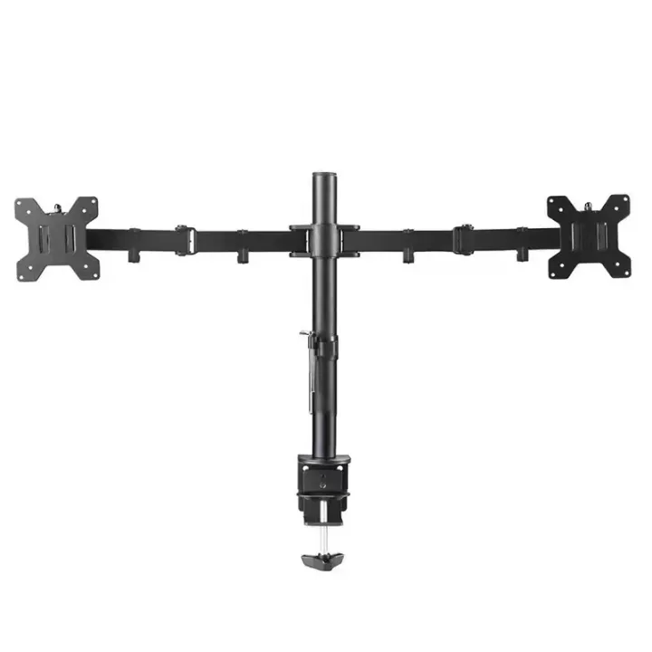 Loop Alloy DUAL MONITOR MOUNT / BRACKET C-Clamp and Grommet 9KG per arm ...