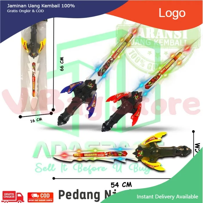 Pedang Ninja Mainan Anak Power Rangers Boboiboy Legend Hero P123 ...