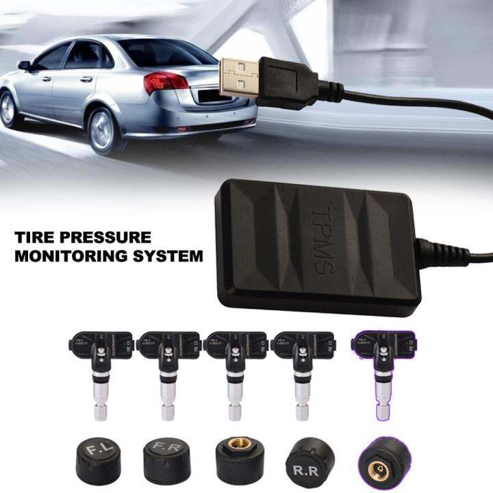 For Android USB TPMS Tire Pressure Monitoring System Auto Internal ...
