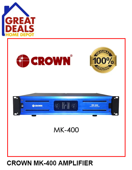 GREAT DEALS CROWN MK-400 POWER AMPLIFIER | Lazada PH