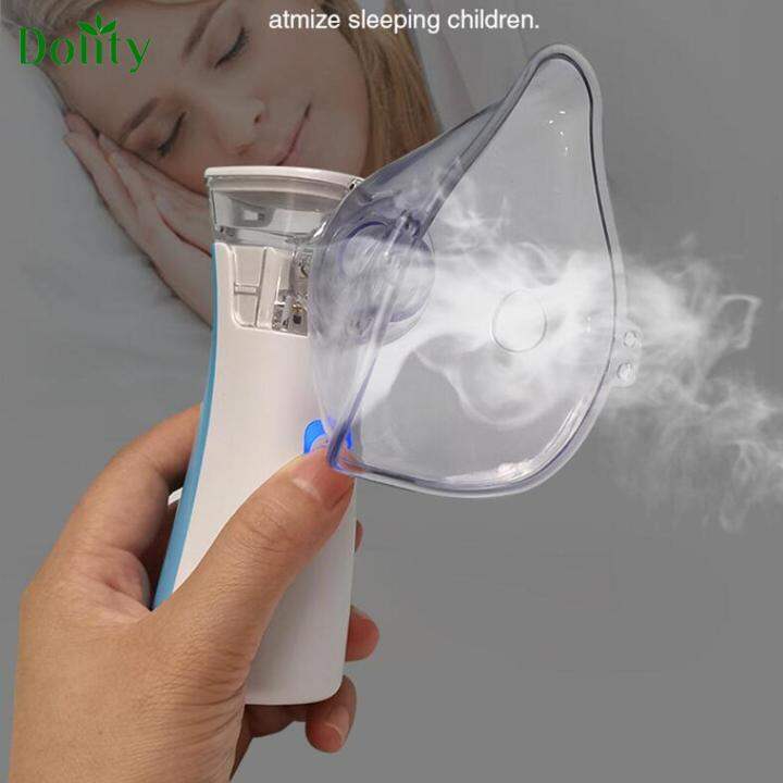 Dolity Personal Nebulizer Handheld Steam Inhaler for Home Breathing ...