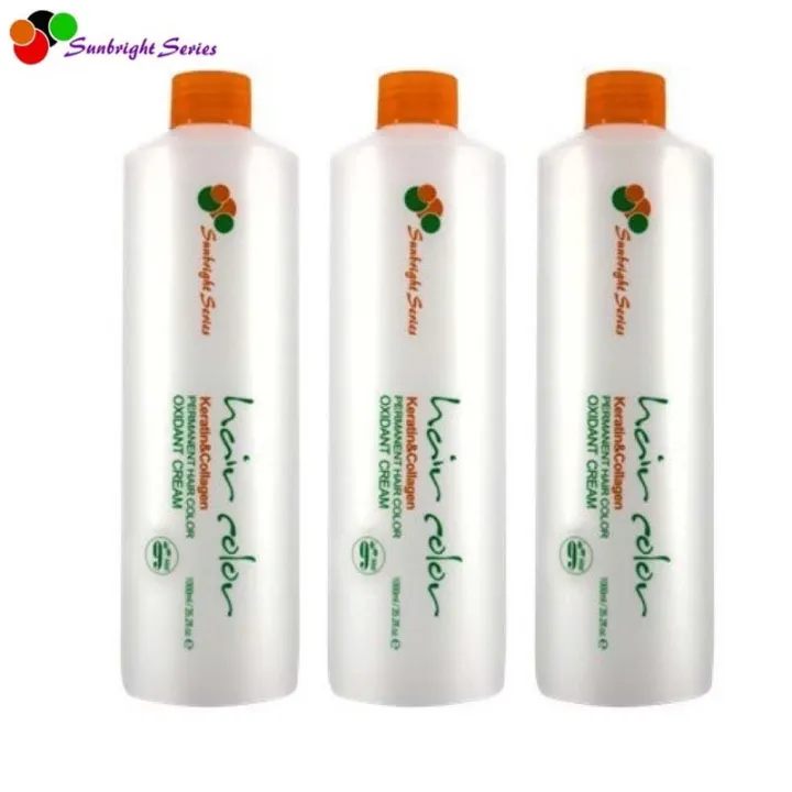 Sunbright Series Hair Color Keratin And Collagen Oxidizing Cream 1000 ...